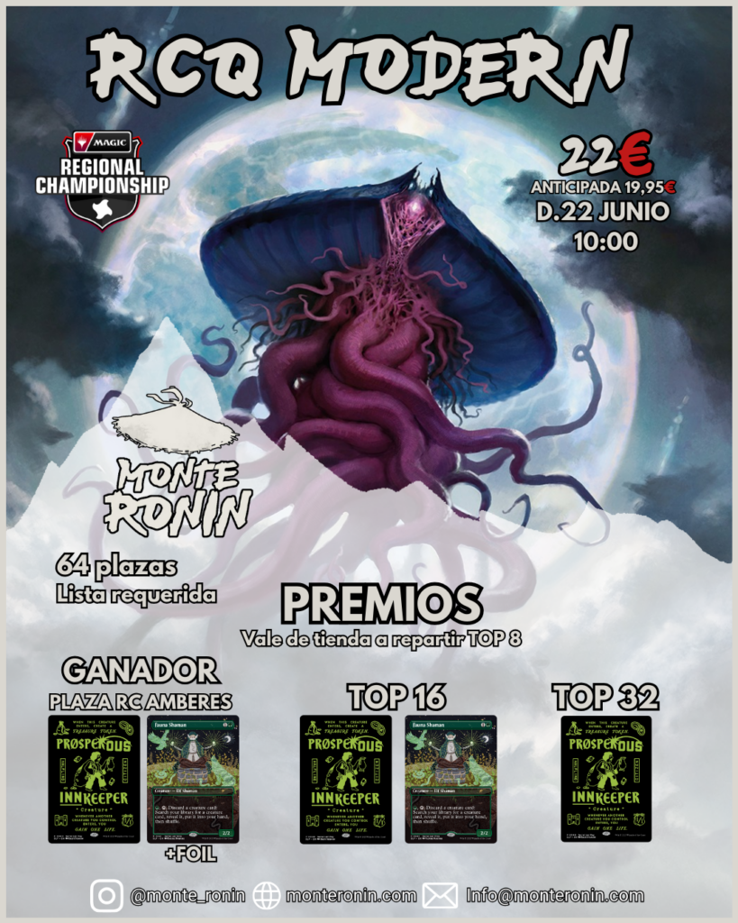 RCQ Modern 22 de Junio a las 10:00 - Monte Ronin